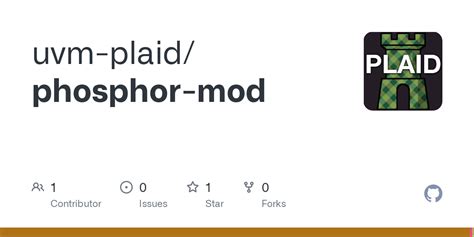Github Uvm Plaid Phosphor Mod