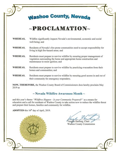 Proclamation Template Word