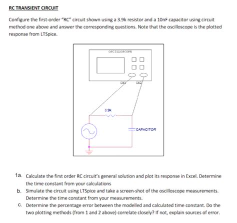 When Modelling Transient Circuits In LTSpice There Chegg