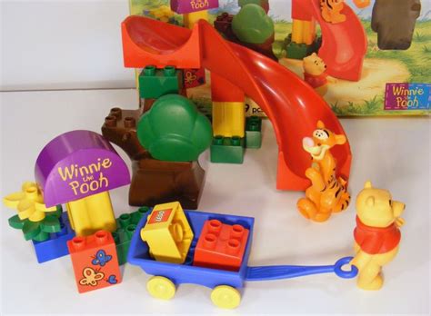Lego Duplo Winnie The Pooh Tiggers Slide And Wagon 2985 Used