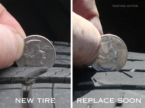How To Test Tire Tread With A Quarter