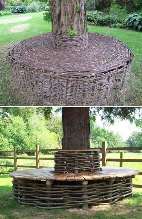 Creative And Inspiring Tree Seats Around Trees Tree Seat Bench Around Trees Deck Around Trees