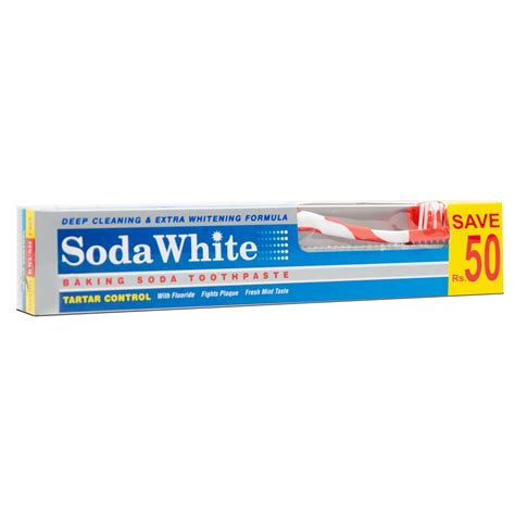 Soda White Whitening Toothpaste Brush Pack 65g Englishcares