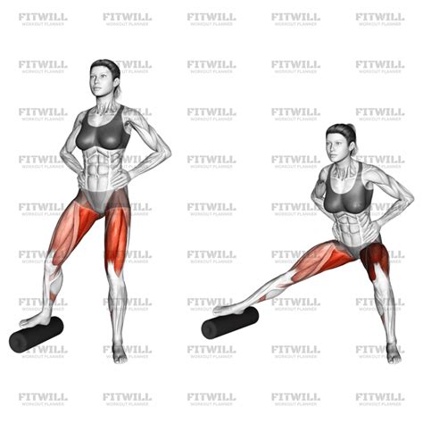 Split Lateral Squat With Roll Exercise Guide Video Techniques