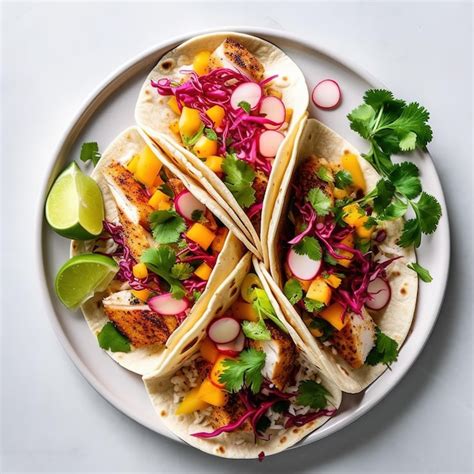 Premium Ai Image Cauliflower Tacos