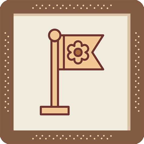 Sakura Flag Vector Icon 39285306 Vector Art At Vecteezy