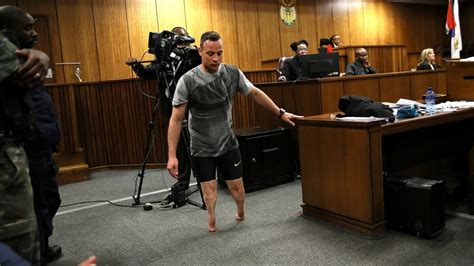 Pistorius Walks On Stumps In Court Ahead Of Murder Sentence