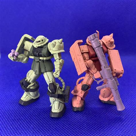 機動戦士ガンダム Sog 【シャア専用ザクand量産型ザク】開封品 メルカリ