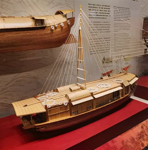 Northern Song Dynasty Antique Passenger Boat Vessel Ship Scale Model