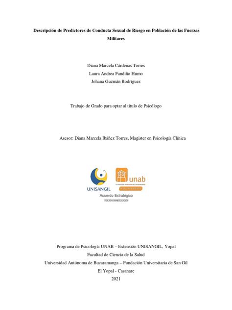 2021 Tesis Diana Marcela Ibañez Torres Pdf Violación Sexualidad