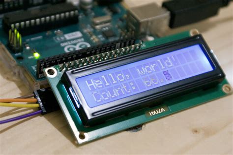 Arduinoでlcdに文字表示