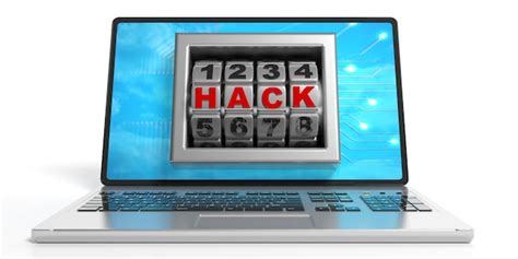 Premium Photo Word Hack On A Laptops Screen 3d Illustration