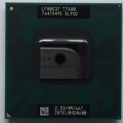 Intel Core 2 Duo T7600 2 33 GHz Dual Core BX80537T7600 Processor For Sale Online EBay