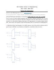 HW2 Sol Pdf NYU Tandon Babe Of Engineering Fall 2022 ECE 6473 Homework Assignment 2