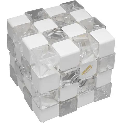 Fabio Touch 4x4x4 Cube I Clear And White Body The Puzzle Aisle