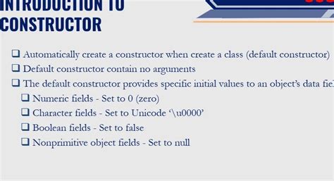 INTRODUCTION TO CONSTRUCTOR Automatically StudyX