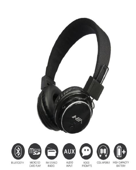 NIA Q Headset Wireless Stereo Bluetooth Headphones With Mic Dropshipper Wholesaler In