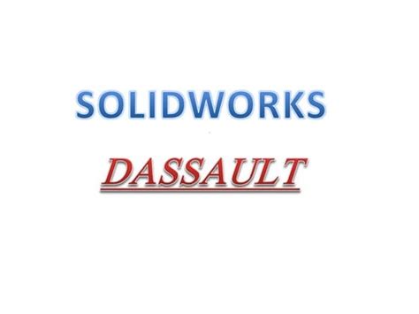 Solid Works Ppt Ppt