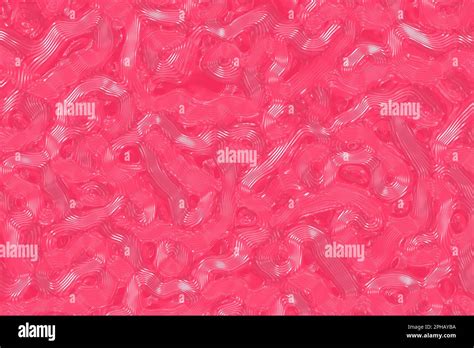 Nice Red Flowing Shiny Fine Steel Pulsation Digital Graphics Background