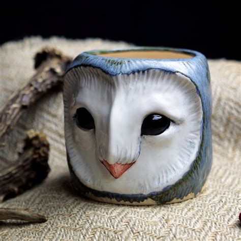 Owl Flower Pot Etsy