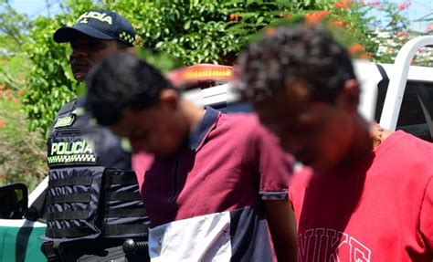Capturados En Flagrancia A Dos Hombres Por El Delito De Hurto Calificado Logrando La