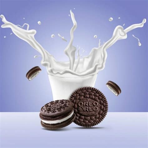 Premium Ai Image Oreo Chocolate Cookies With Cream Filling Tower