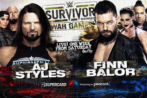 Aj Styles Vs Finn Balor Announced For Wwe Survivor Series Fightful News