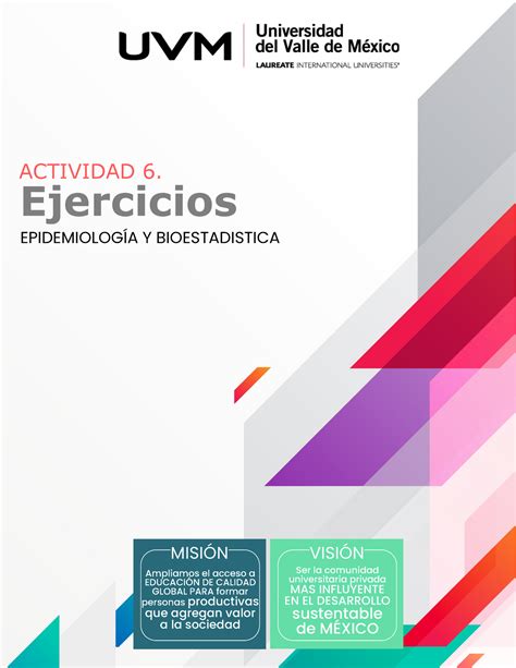 A6 Primer Ejercicio De Epidemiología Epidemiología Y