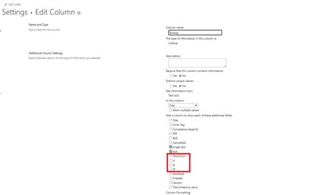 microsoft list how to add additional field related to a lookup