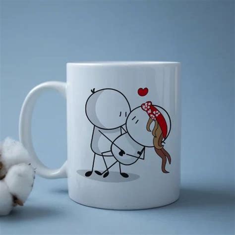 White Ceramic Cuddle Coffee Mugs For Ting At ₹ 40piece In