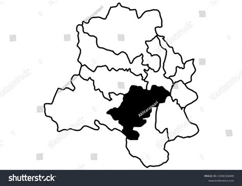 New Delhi India Map Black Silhouette Stock Illustration 2246316409