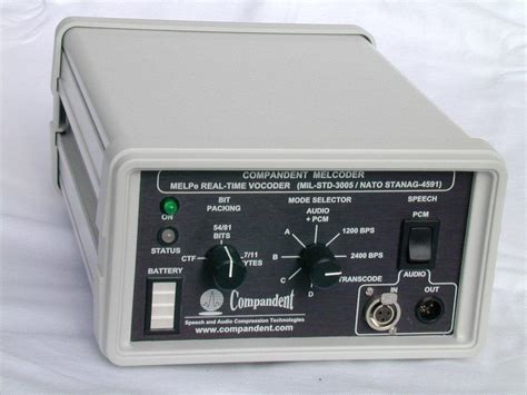 Note To Defense Contractor Management And Engineering Melp Vocoder