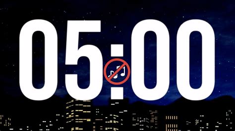5 Minutes Silent Timer With Alarm Youtube