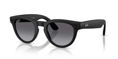Ray Ban Meta Headliner Gen 2 Sunglasses In Matte Black And Polarized