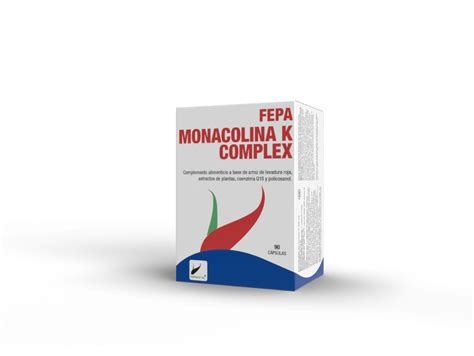 Fepa Monacolina K Complex 90 CÁpsulas Fepadiet Herbolario El Búho