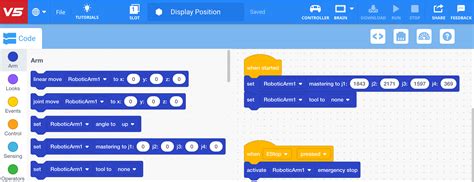 Getting Started With The Vex V Workcell Vex Library