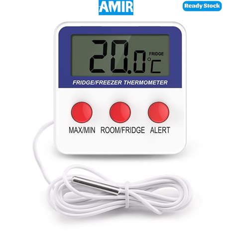 Amir Digital Refrigerator Fridge Thermometer Freezer Room Thermometer