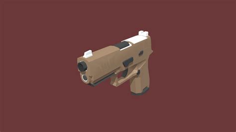 Low Poly P320 RXP 3D Model By LowPolyCount EndangeredOXX 51d9dad