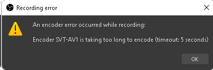 AV Recording Error When Resuming From Pause Issue Obsproject Obs Studio GitHub