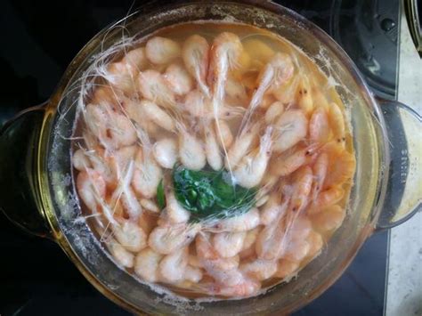 【盐水白米虾图片】芭比美食甜下厨房