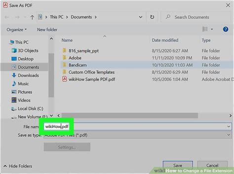 Ways To Change A File Extension WikiHow