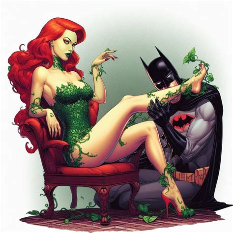 Batman Worshiping Poison Ivy By Calebe142536 On Deviantart