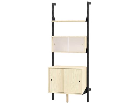 Gus Modern Branch Black Blonde Bookcase Gumksmsubr1bubbow
