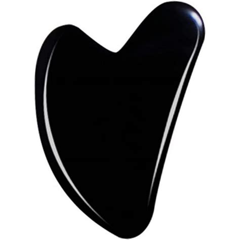 Bian Stone Heart Gua Sha Scraping Massage Tool Real Sibingua Sha Board For Full Body Relaxing