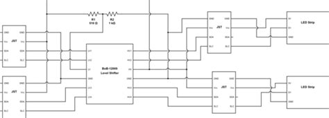 Led Strip Voltage Divider As Input To Level Shifter Electrical Engineering Stack Exchange