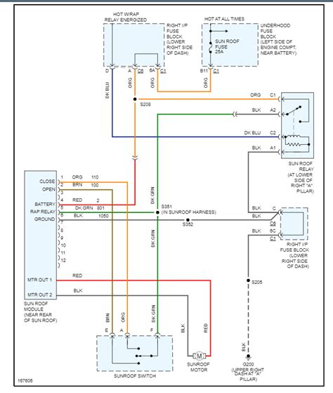Sunroof Wiring Diagrams Replacing The Entire Sunroof Assembly