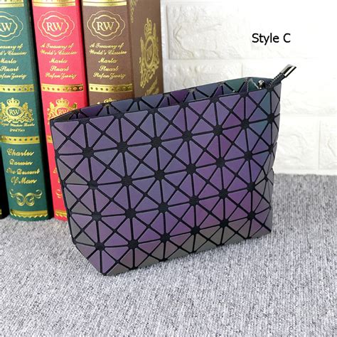 Amazing Unique Multi Colors Luminous Geometric Messenger Bag 2021 Pu