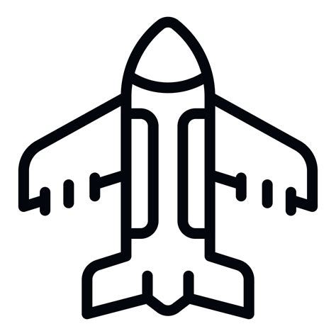 Airplane Radio Control Icon Outline Vector Remote Toy 20266738 Vector Art At Vecteezy