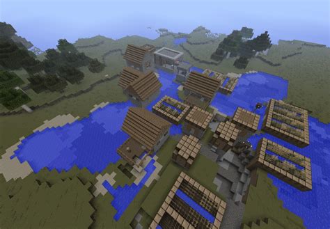 Npc Village Seed With Spider Dungeon Minecraft Map