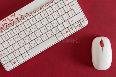 White Keyboard And Mouse Stock Image Image Of Brainstorming 167144921